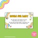 Peace, Love, & Baby Bumps | Retro Groovy Baby Shower Invite ...