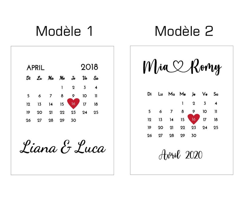 Personalized Meeting Date Calendar / Meeting Date Poster - Etsy