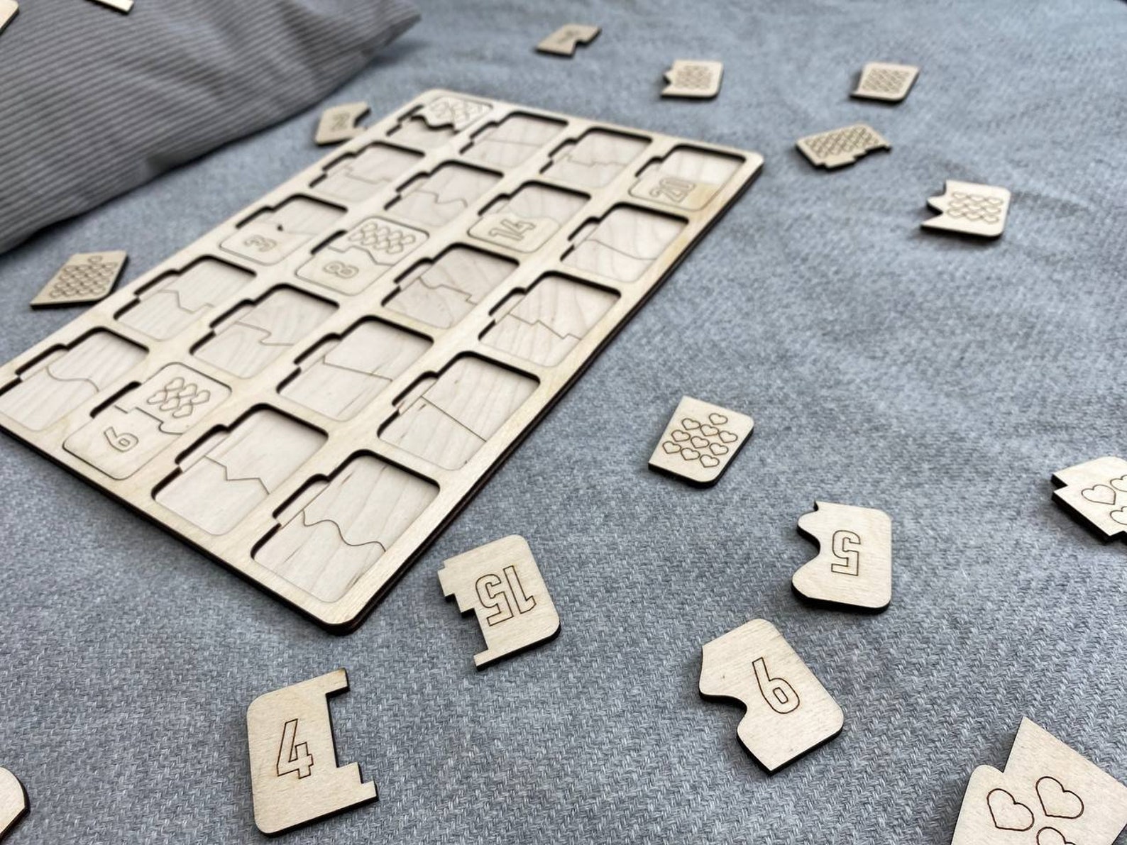 Montessori Math Puzzle for Learning - Etsy