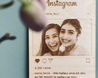 Printable Personalized Instagram Post, Custom Gift With Photo ...