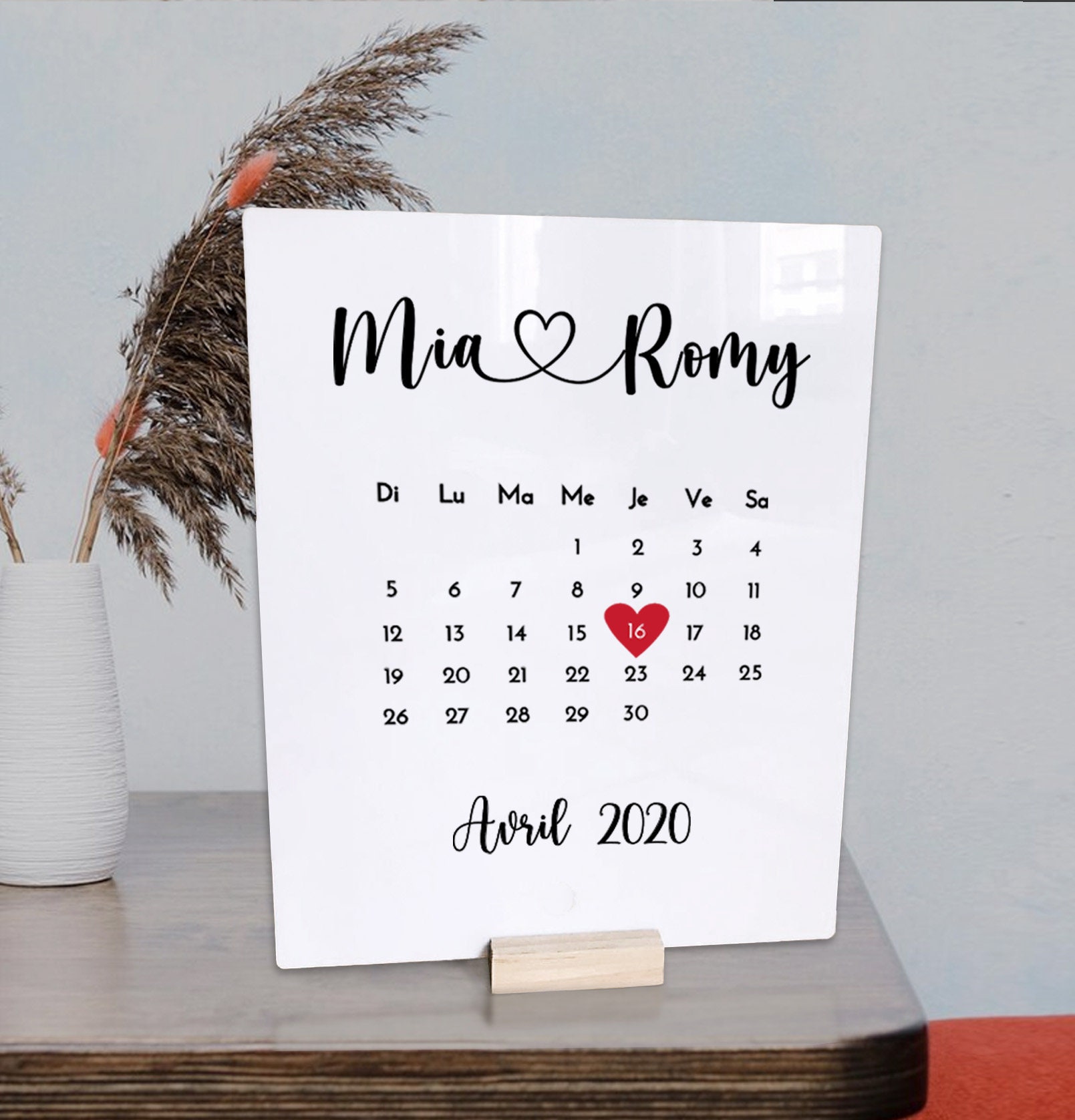 Personalized Meeting Date Calendar / Meeting Date Poster - Etsy