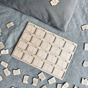 Montessori Math Puzzle for Learning - Etsy