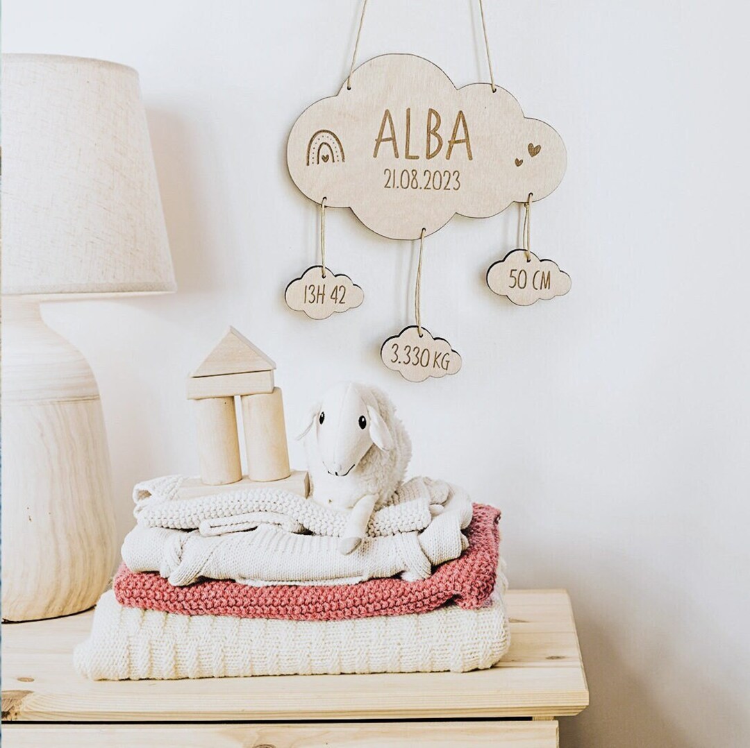 Personalized Baby Cloud - Etsy