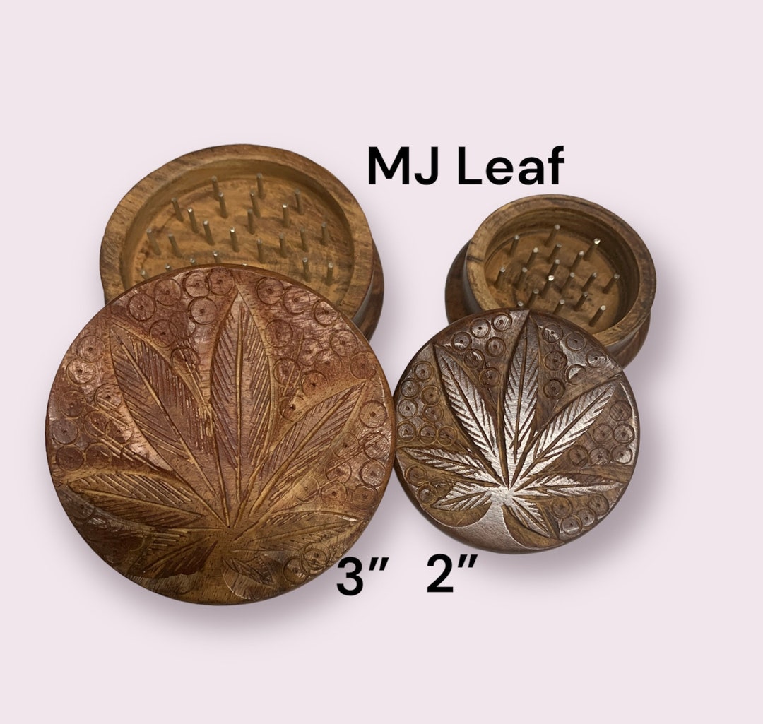 Hand-carved Wooden Herb Grinders - Etsy