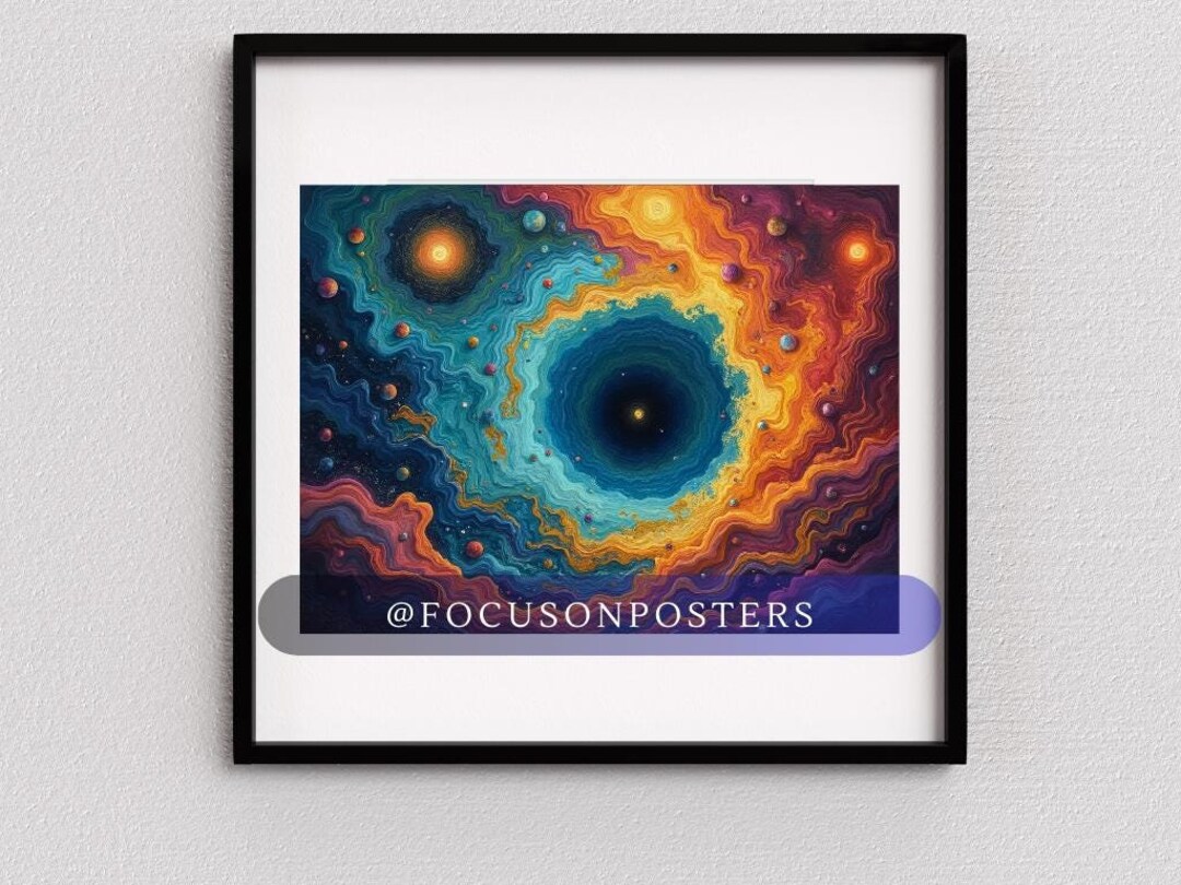 WORMHOLE Digital Art Print SVG / PDF / Png / Jpg - Etsy