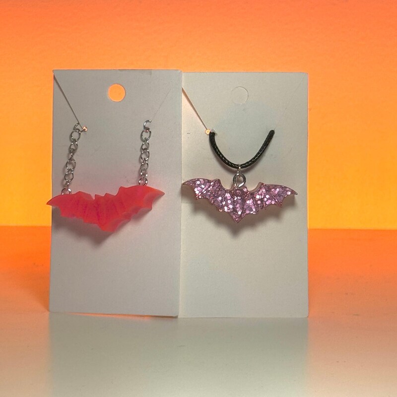 Bat Necklace - Etsy