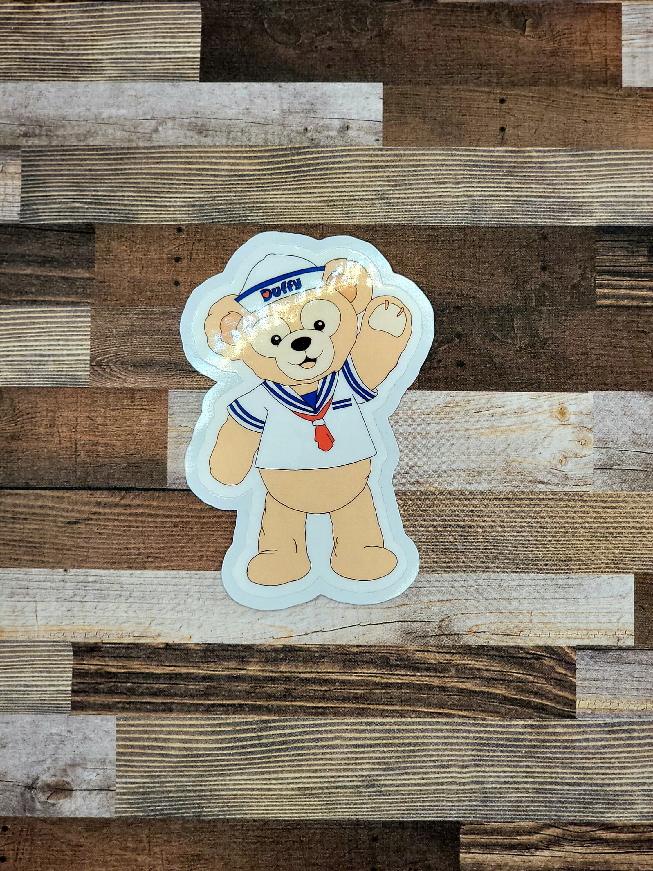 Vinyl Sticker Duffy the Bear Sticker Disney Waterproof - Etsy