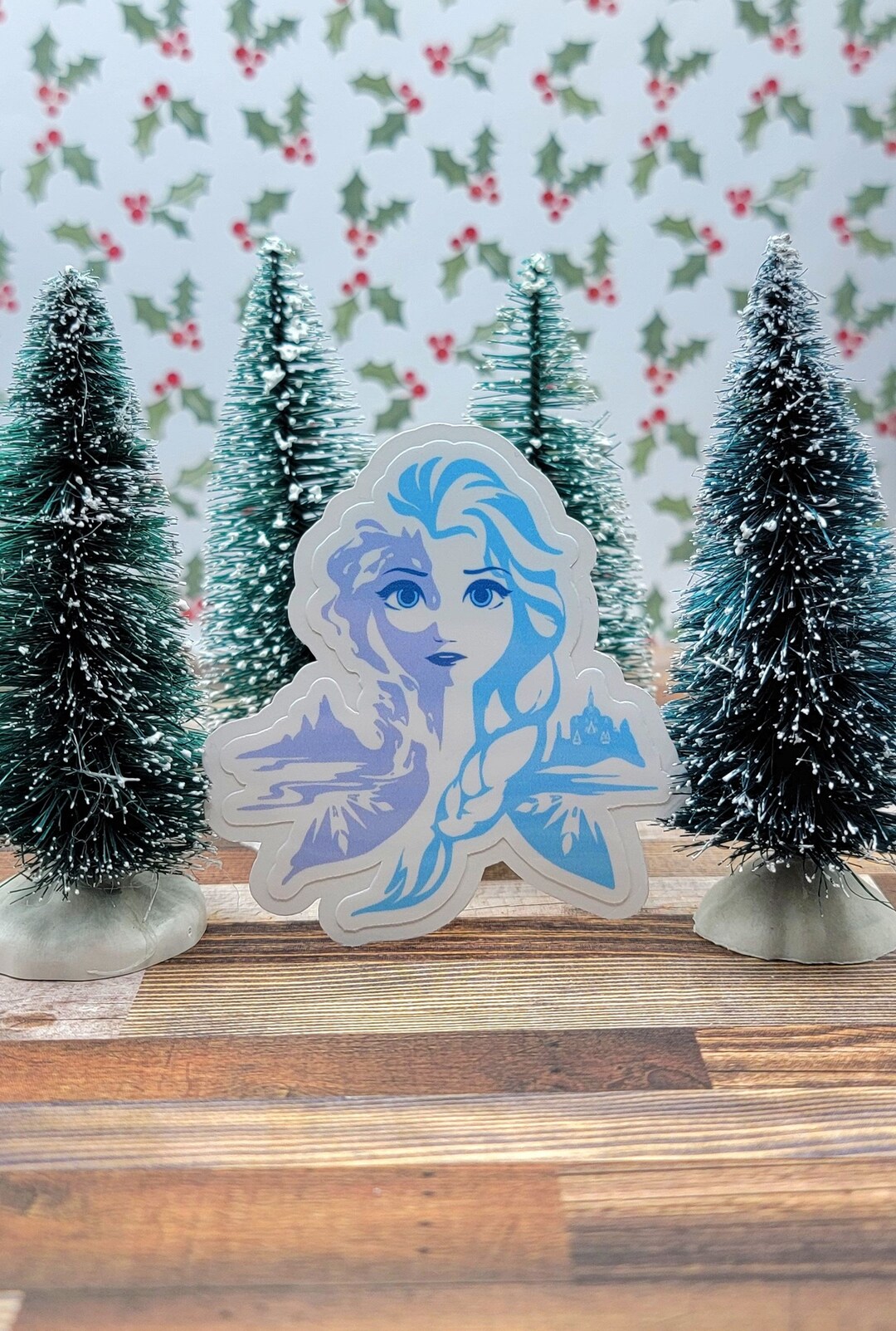 Vinyl Sticker Elsa Christmas Holiday Season Disney Inspired Frozen ...