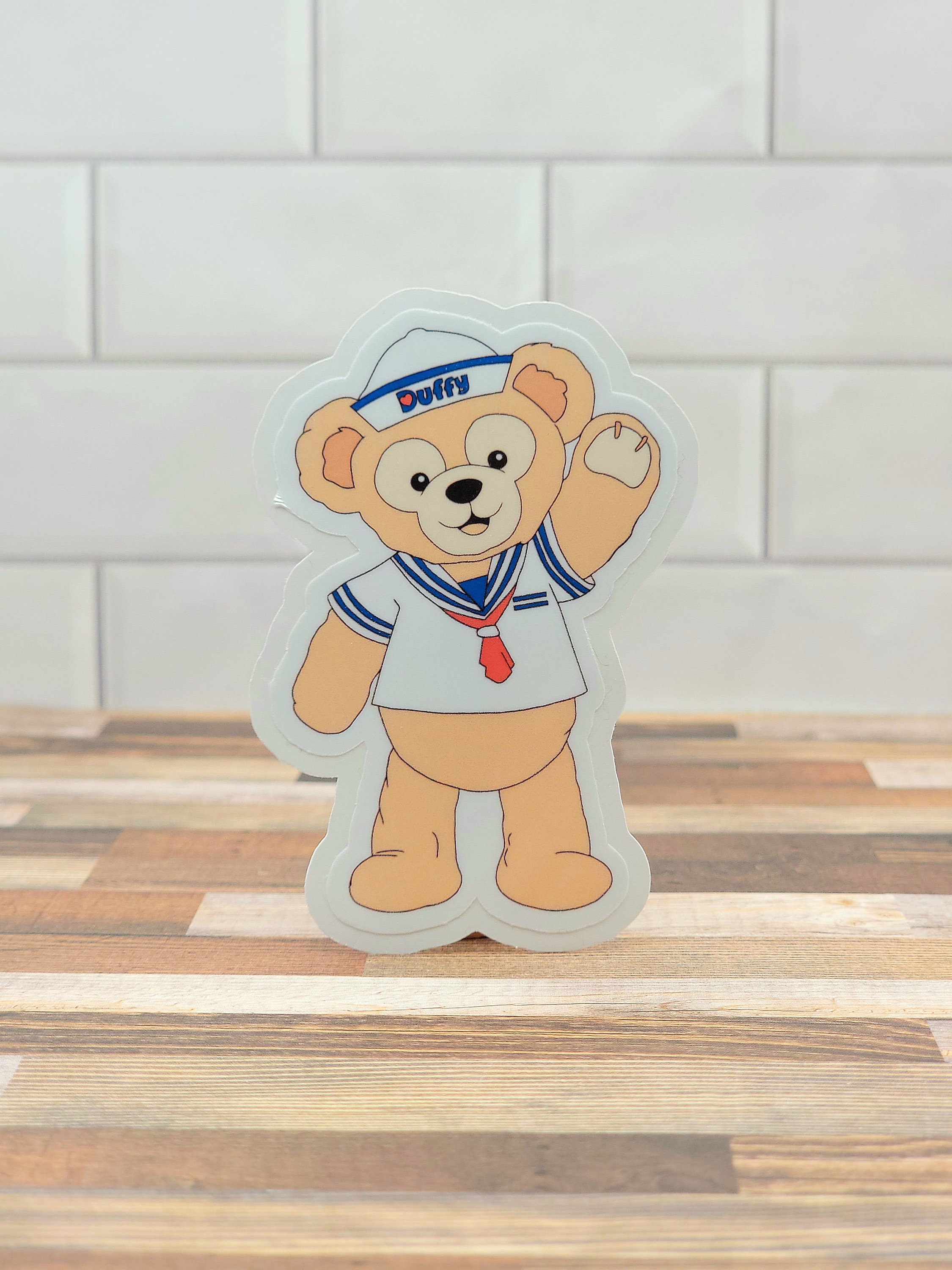 Vinyl Sticker Duffy the Bear Sticker Disney Waterproof Sticker - Etsy