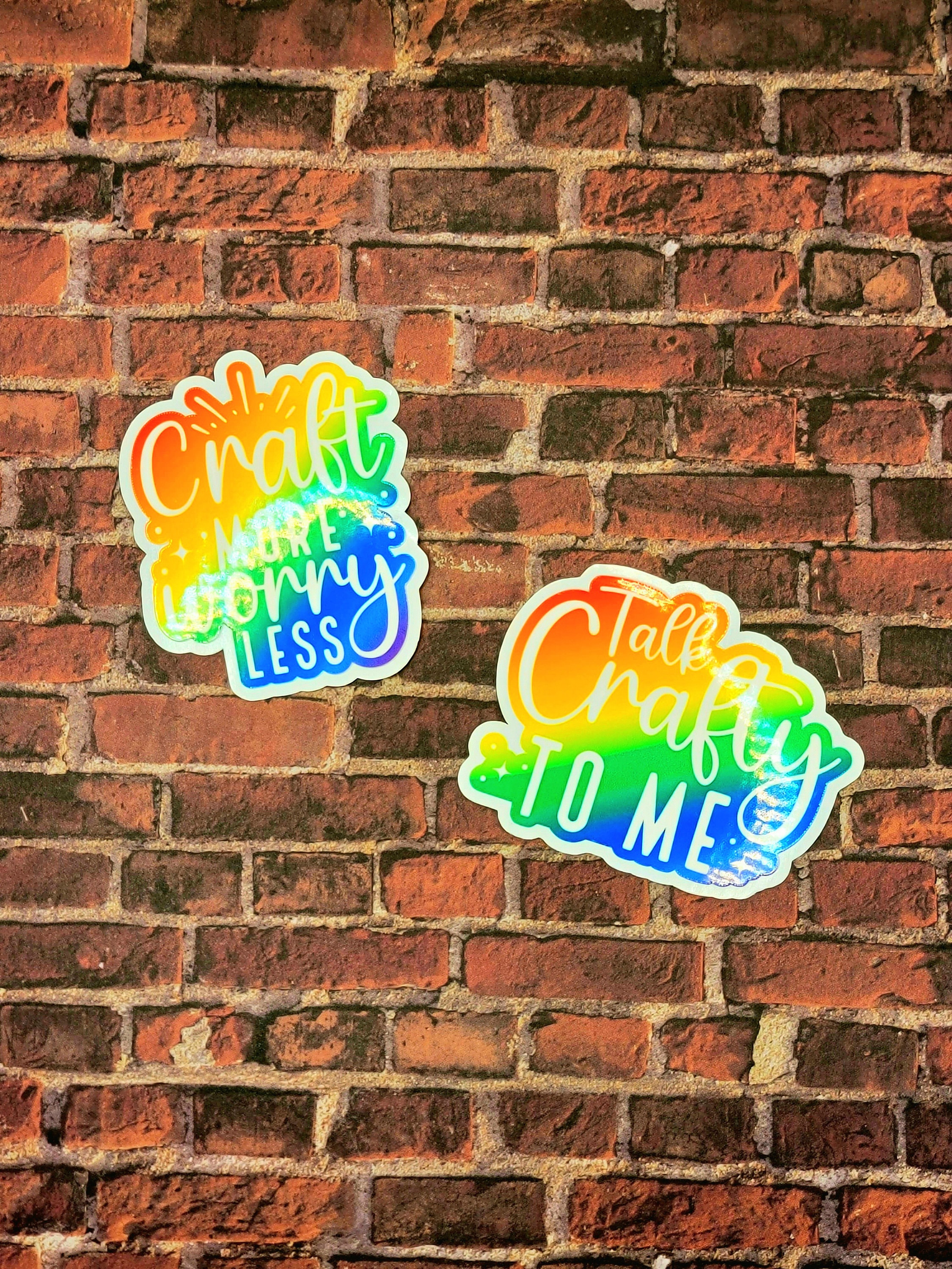 Vinyl Sticker craft More Worry Less Sticker - Etsy