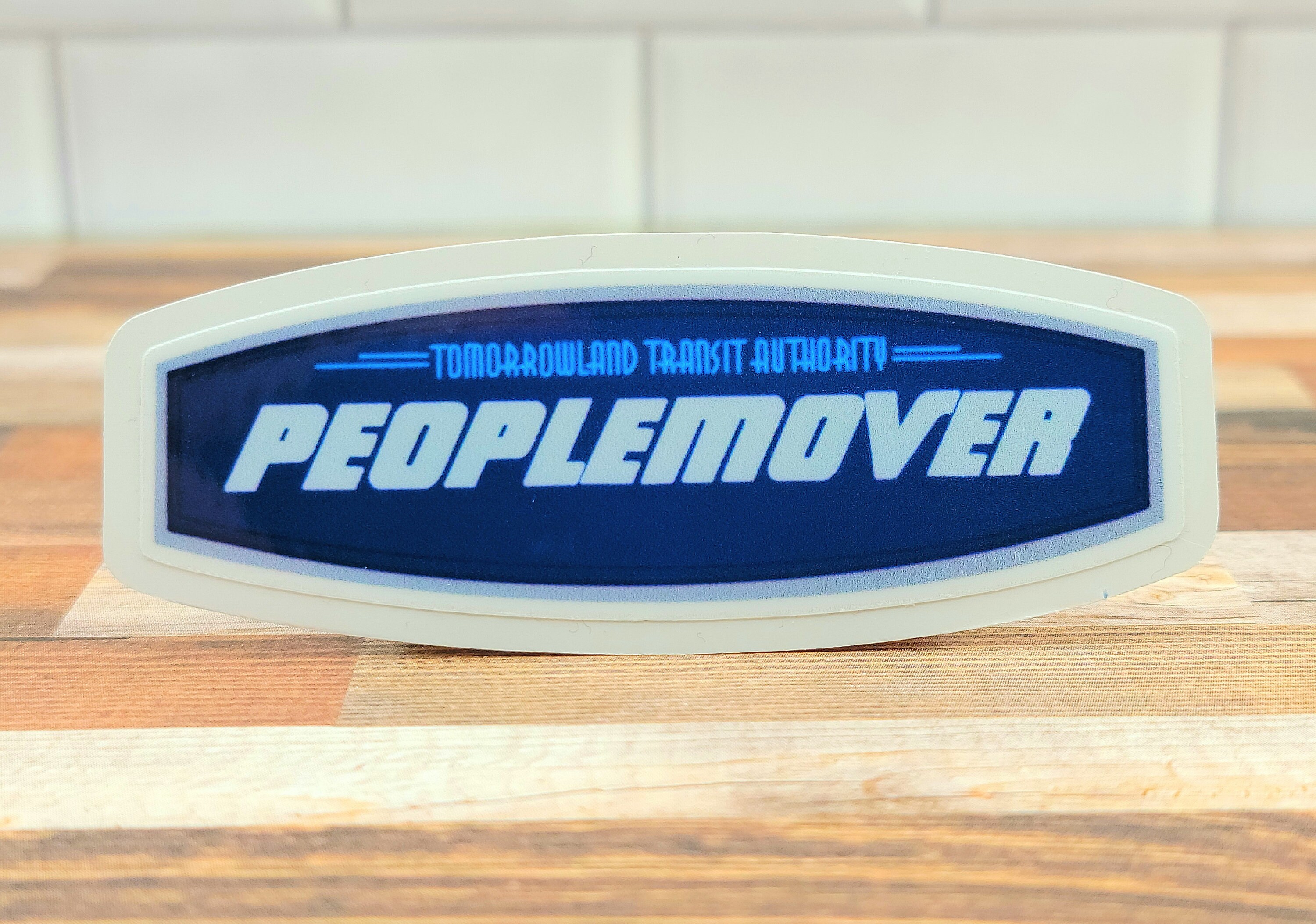 Vinyl Sticker Tomorrowland Transit Authority Peoplemover Sign Sticker ...