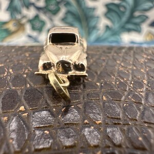 Vintage 9ct Gold Articulated Car Charm - Etsy