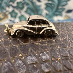 Vintage 9ct Gold Articulated Car Charm - Etsy