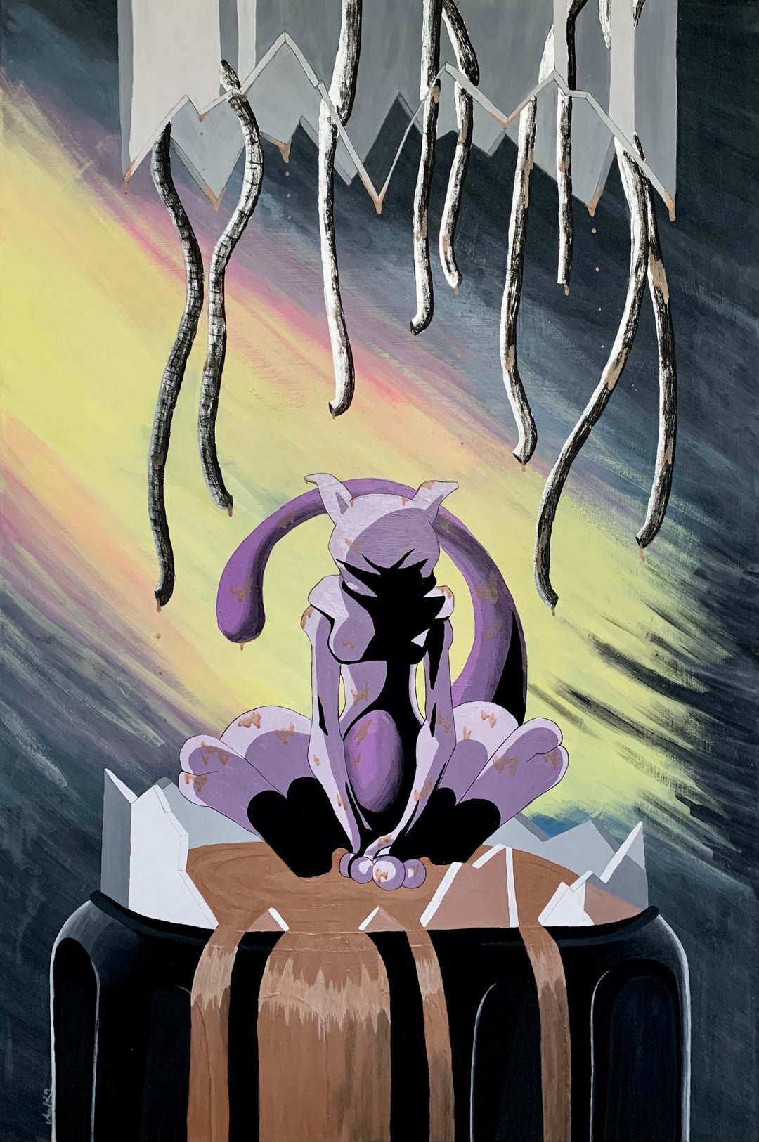 Is That Outside? Large Acrylic Painting - Etsy