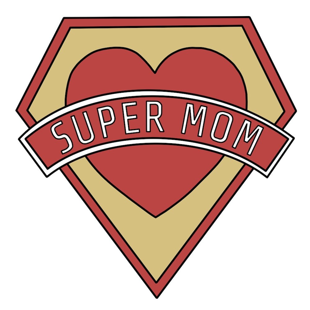 Super Mom Sublimation DTF DTG Image - Etsy