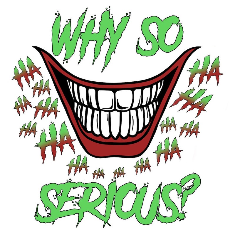 Why so Serious - Etsy