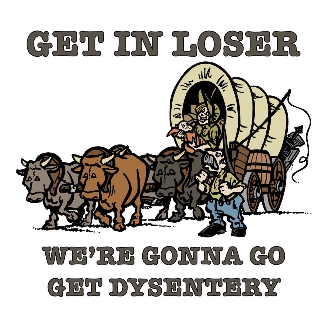 Oregon Trail Dysentery Sublimation DTF DTG Image - Etsy
