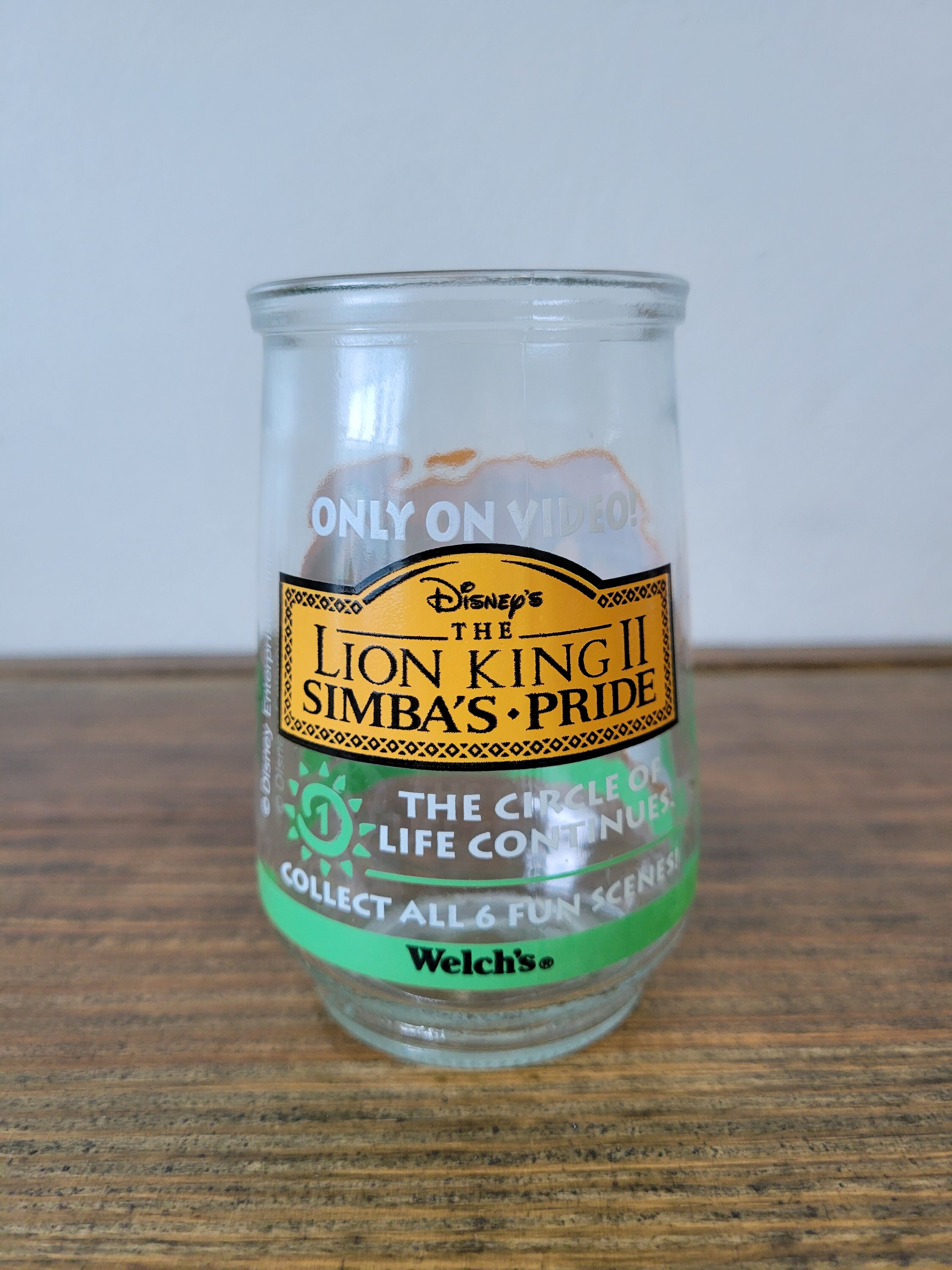 Lion King 2 Simba's Pride Welch's Jelly Jar / - Etsy