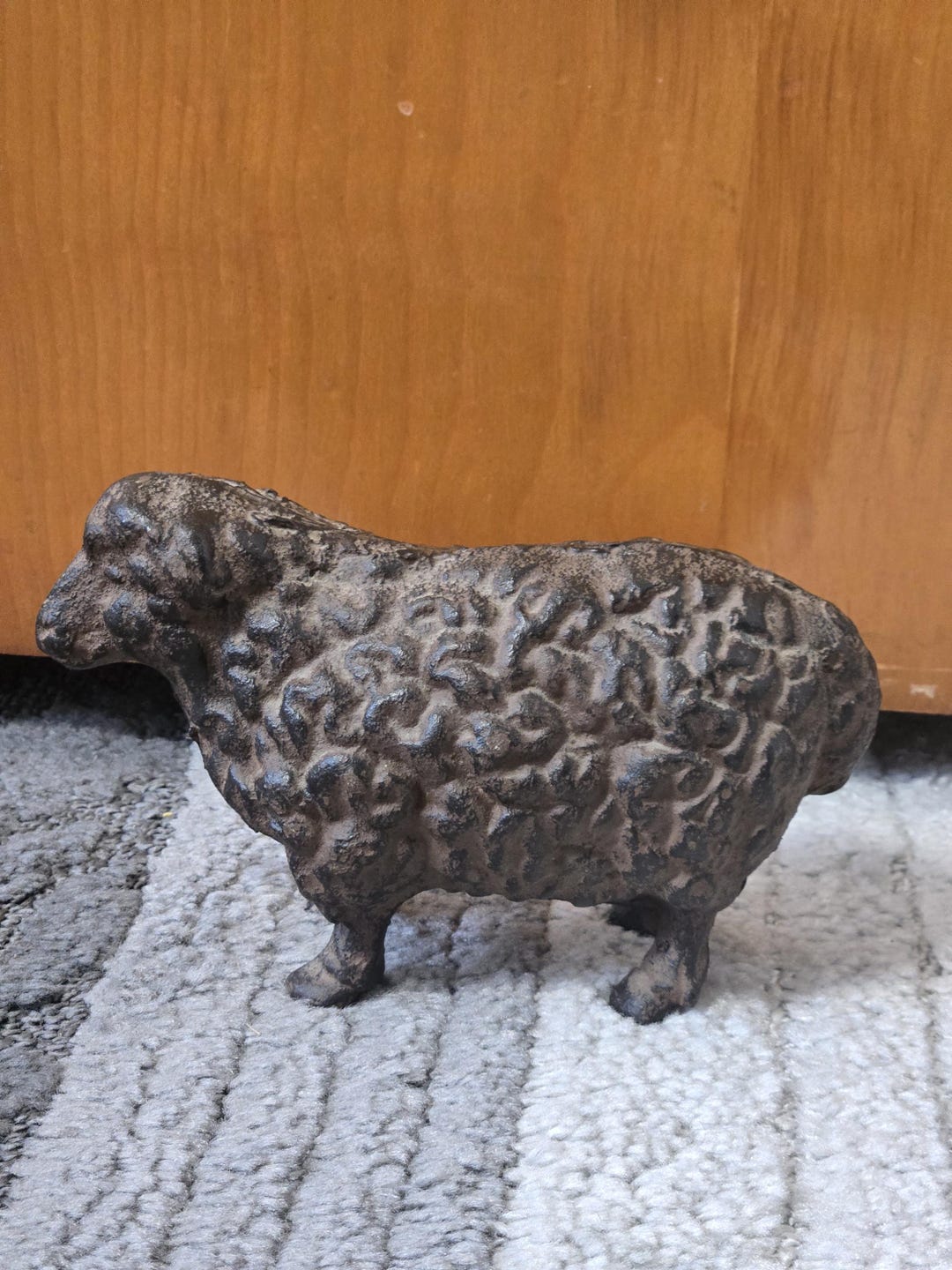 Very Heavy Metal Sheep-door Stop-indoor-outdoor-decoration-art-statue ...