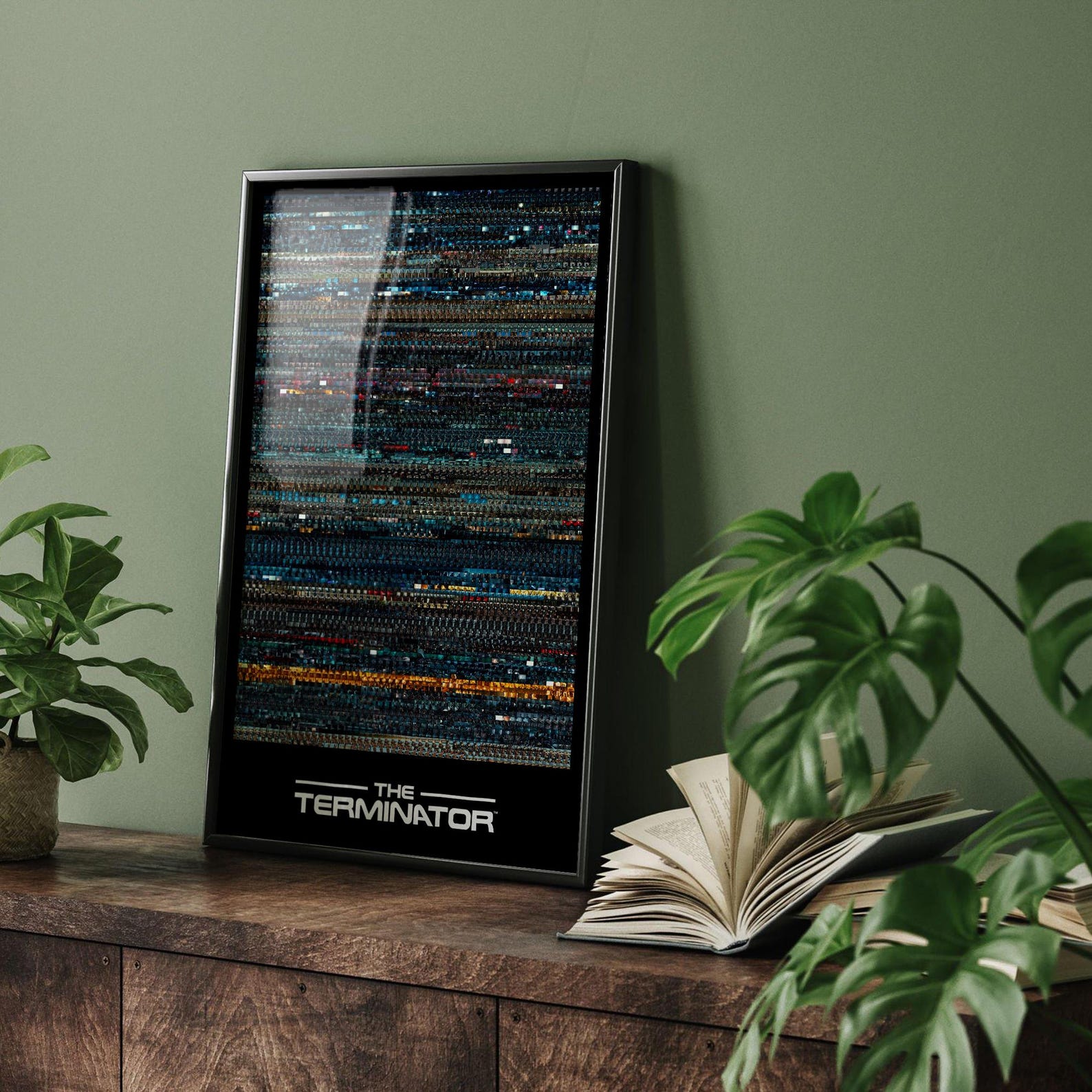 The Terminator Movie Poster, Arnold Schwarzenegger, Kyle Reese, Sarah ...