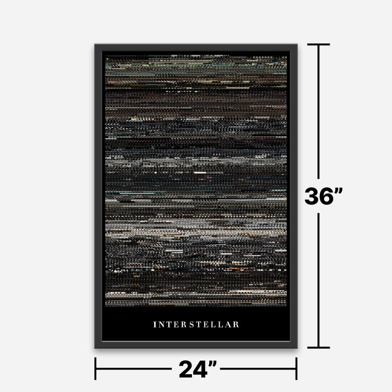 Interstellar Movie Poster, Printable Movie Poster, Poster Digital ...