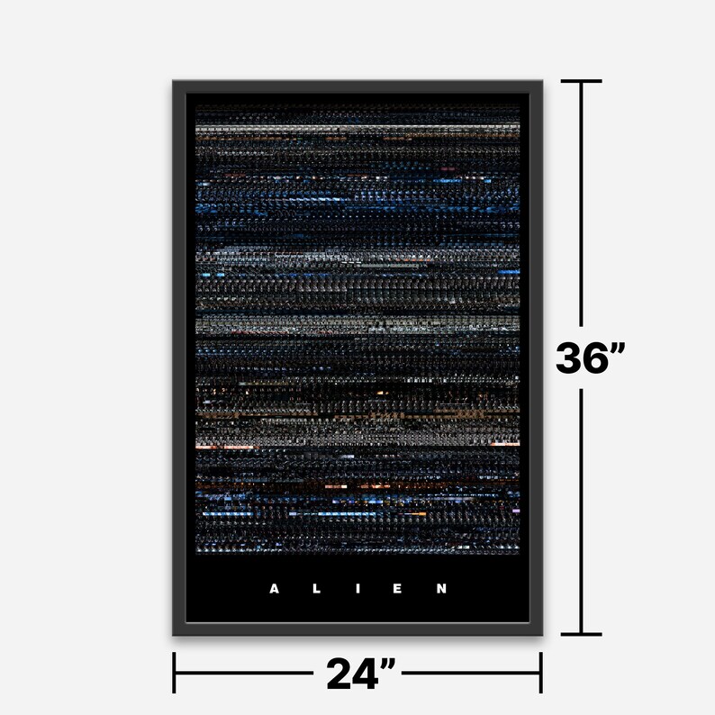 Ridley Scott Alien Movie Poster, Printable Movie Poster, Poster Digital ...