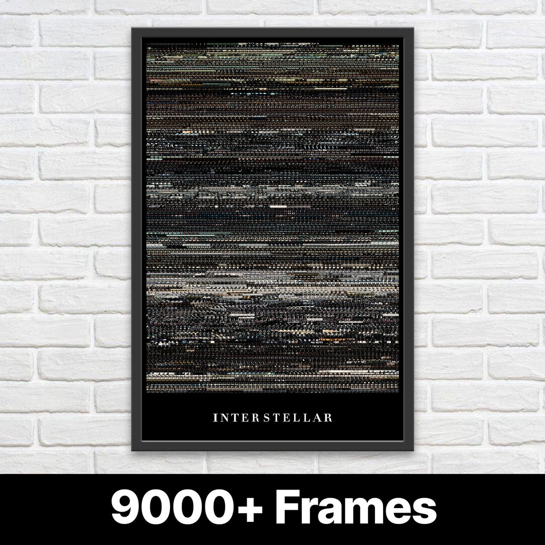 Interstellar Movie Poster, Printable Movie Poster, Poster Digital, Custom Poster, Iconic Movie ...