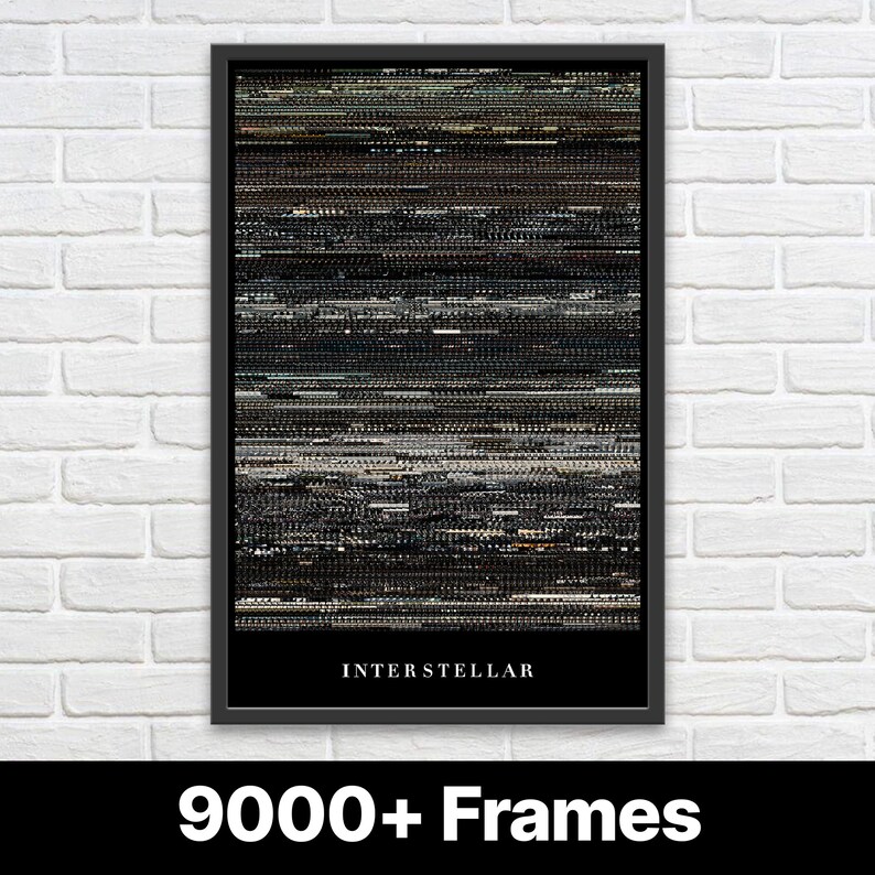 Interstellar Movie Poster, Printable Movie Poster, Poster Digital ...