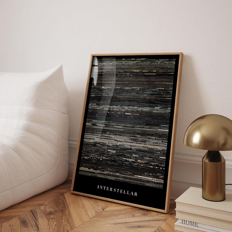 Interstellar Movie Poster, Printable Movie Poster, Poster Digital ...