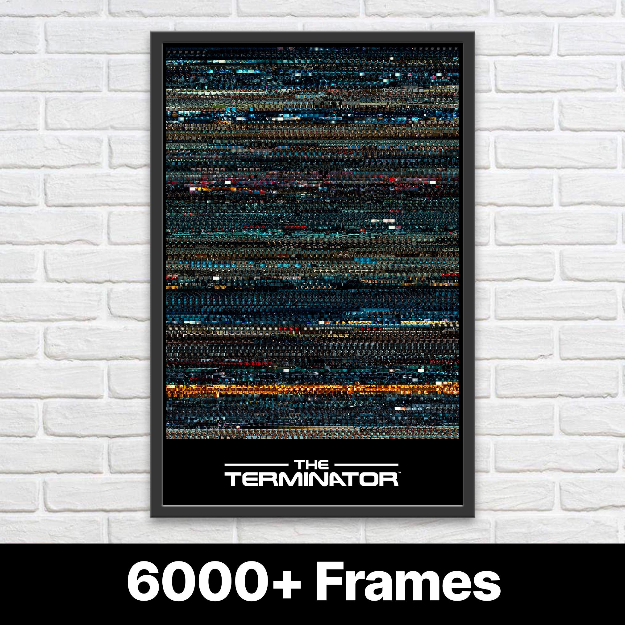 The Terminator Movie Poster, Arnold Schwarzenegger, Kyle Reese, Sarah ...