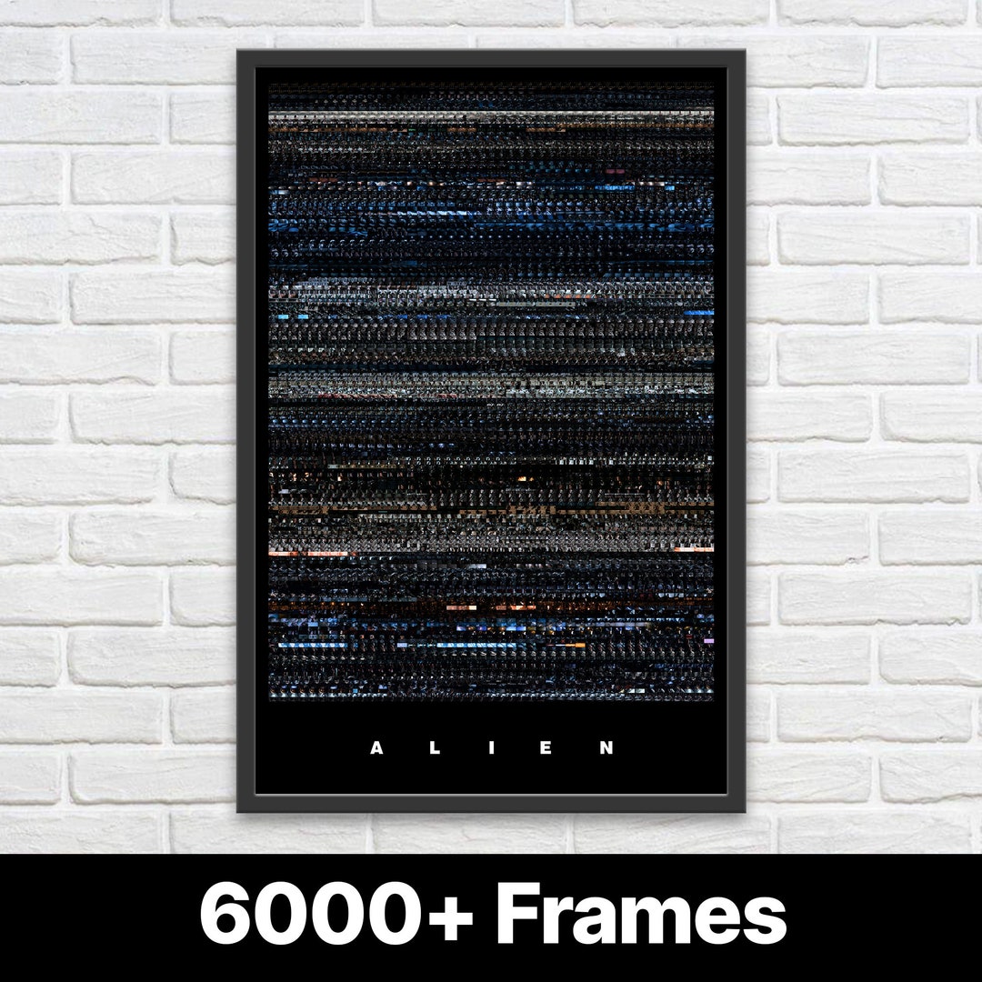 Ridley Scott Alien Movie Poster, Printable Movie Poster, Poster Digital ...