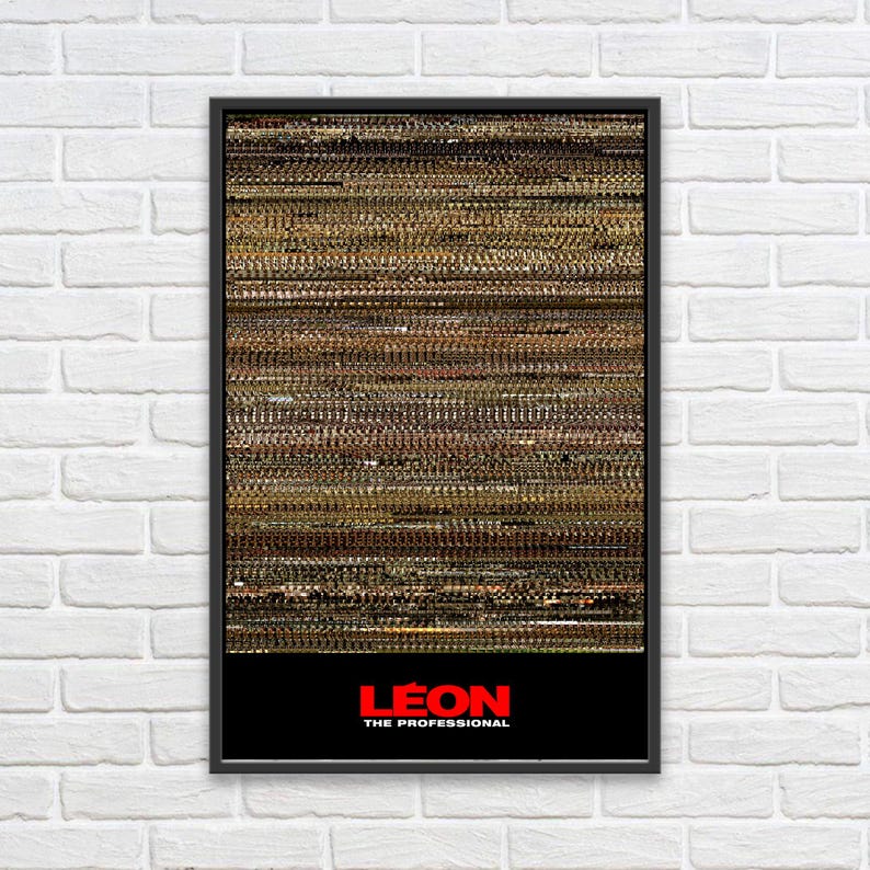 Leon the Professional Movie Poster, Leon Poster, Luc Besson, Jean Reno ...