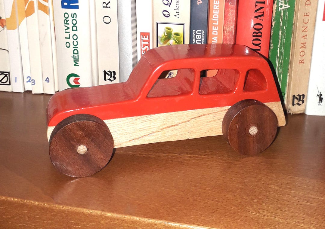 RENAULT 4L - Wood Classic Car for Kids - Etsy