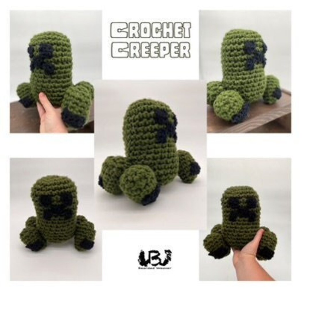 Crochet Minecraft Creeper Amigurumi Pattern: Create Some Pixel Perfect ...