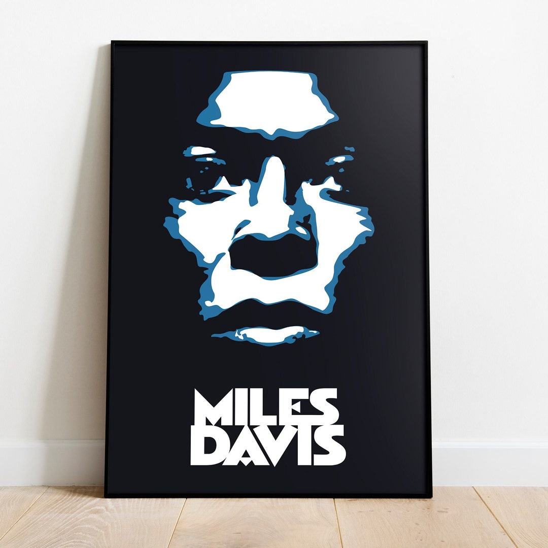 Miles Davis Jazz Music Legend Poster, Jazz Trumpet Artist Composer Wall ...