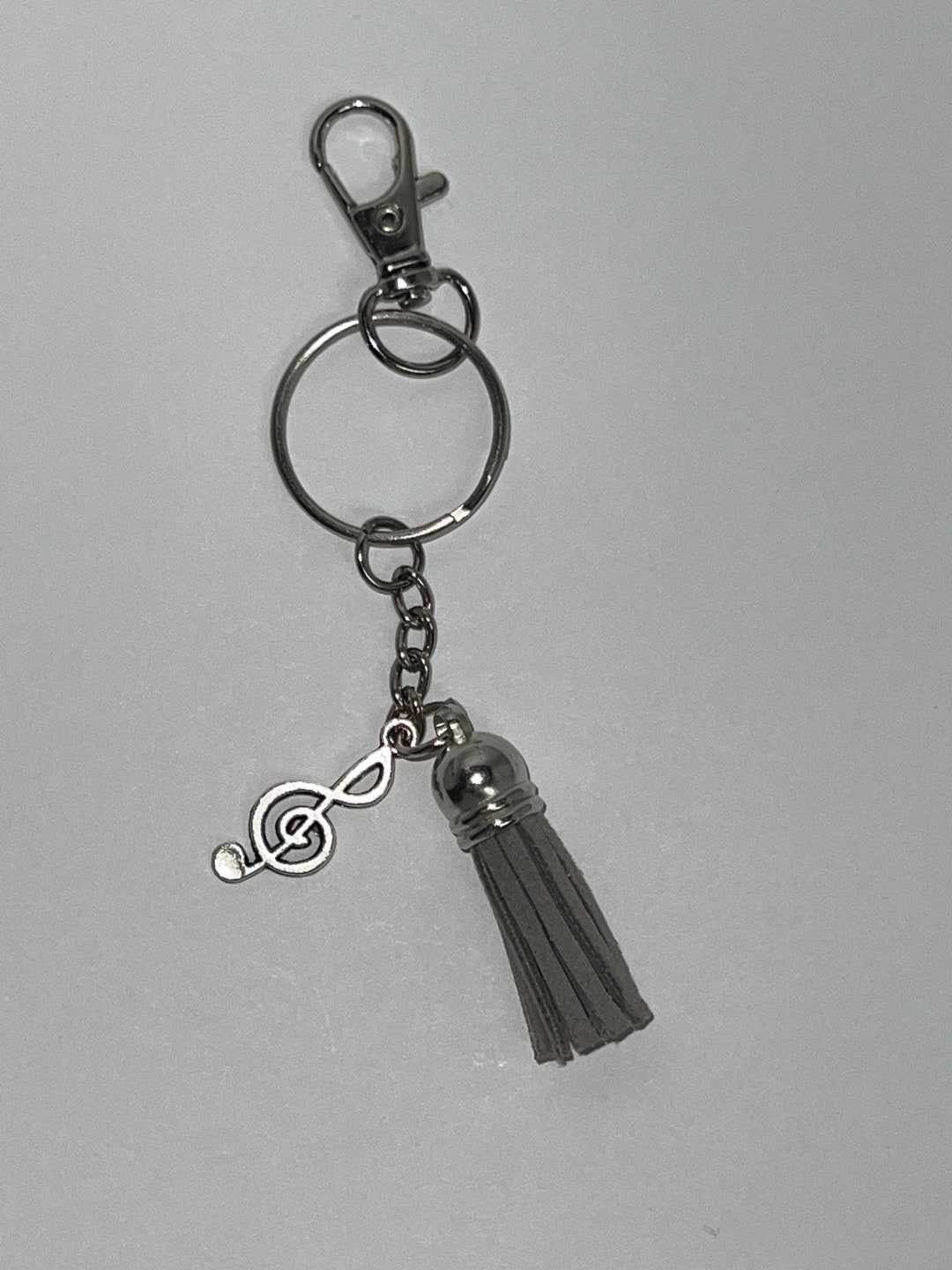 Treble Clef With Gray Tassel - Etsy