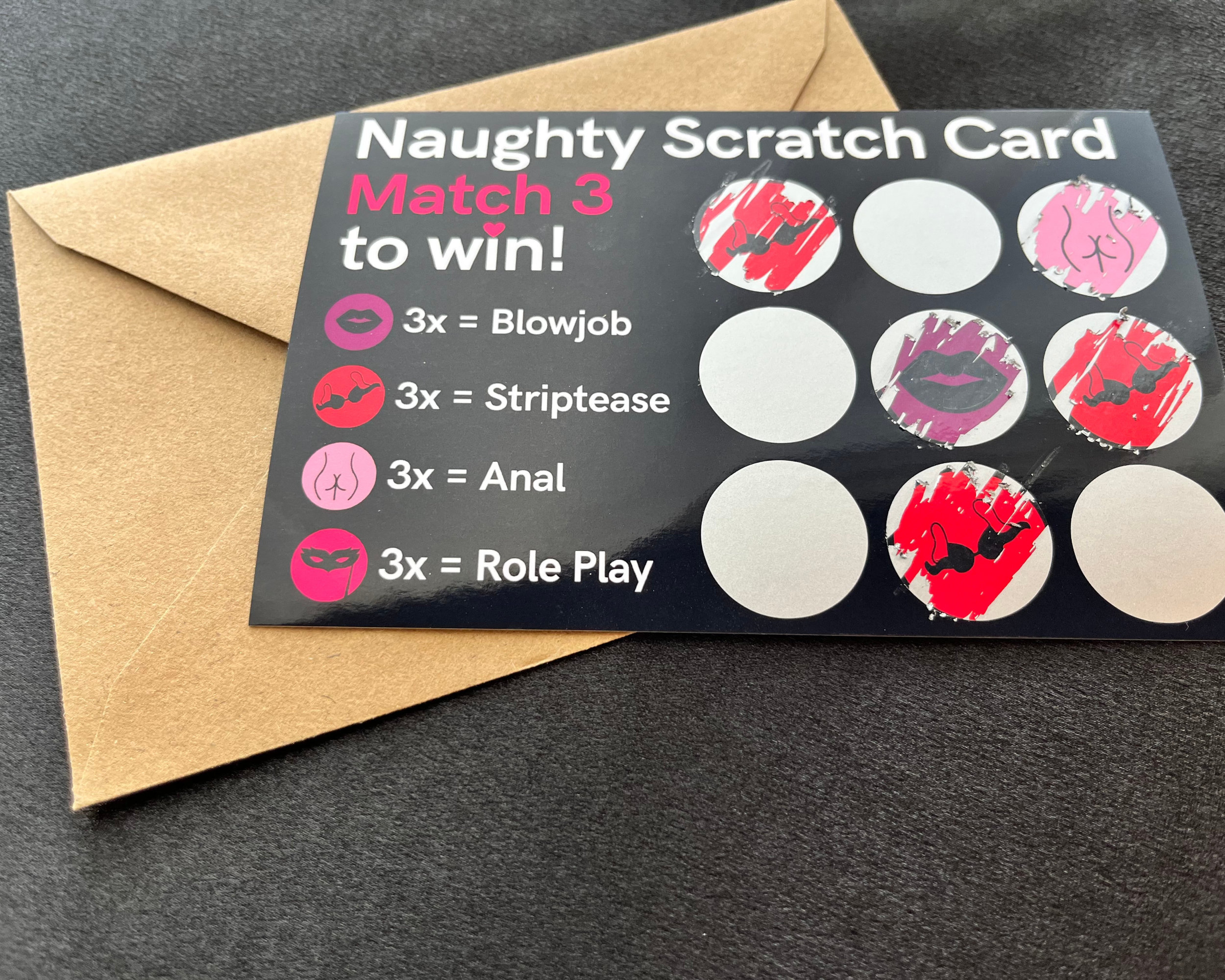 Naughty Scratch Card for Him, Couples Scratch Card Gift, Gift for Him ...