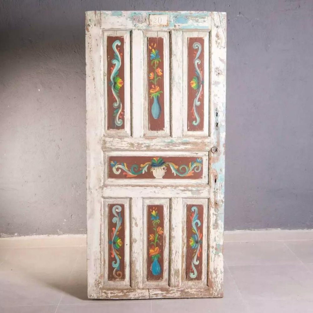 The Perfect Harmony of Modernity and Old, Antique Door, Handmade Barber ...