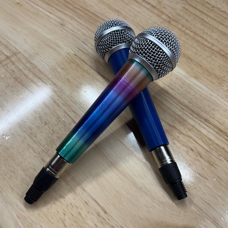3d-printed Microphone Prop, Fake Mic for Parties, Costumes, Karaoke ...