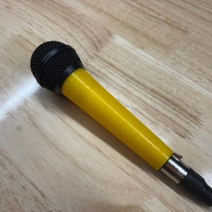 3d-printed Microphone Prop, Fake Mic for Parties, Costumes, Karaoke ...