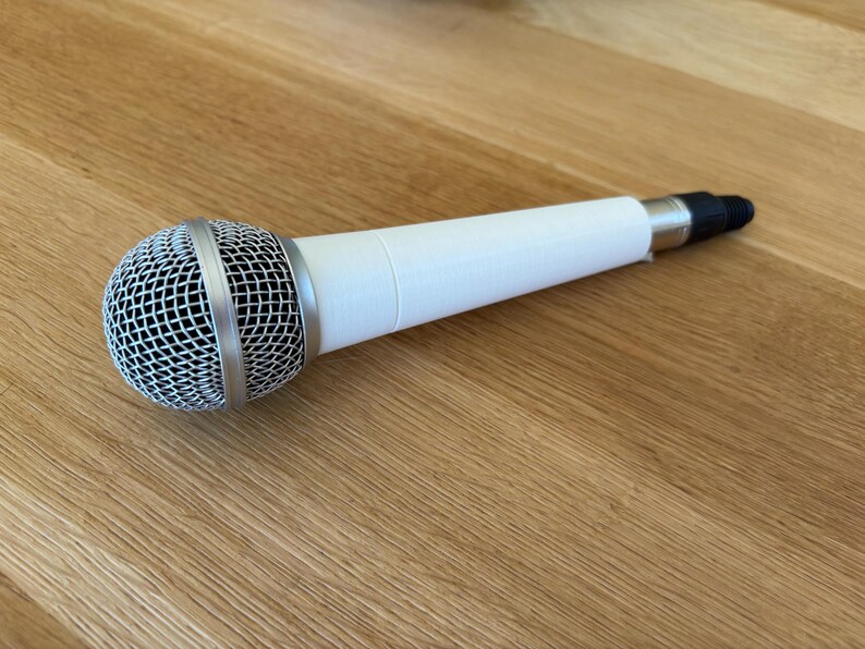 3d-printed Microphone Prop, Fake Mic for Parties, Costumes, Karaoke ...