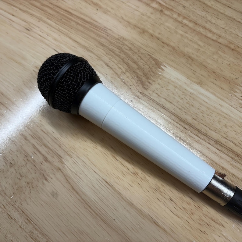 3d-printed Microphone Prop, Fake Mic for Parties, Costumes, Karaoke ...