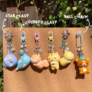 Kawaii Squishy Plush Animal Keychains/phone Charms (hand-made) - Etsy