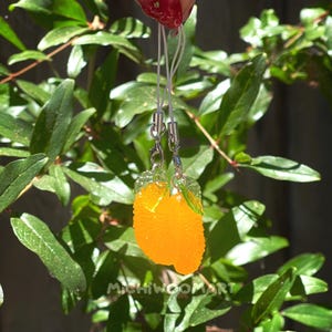 Tangerine Fruit Keychain/phone Charm (hand-made) - Etsy