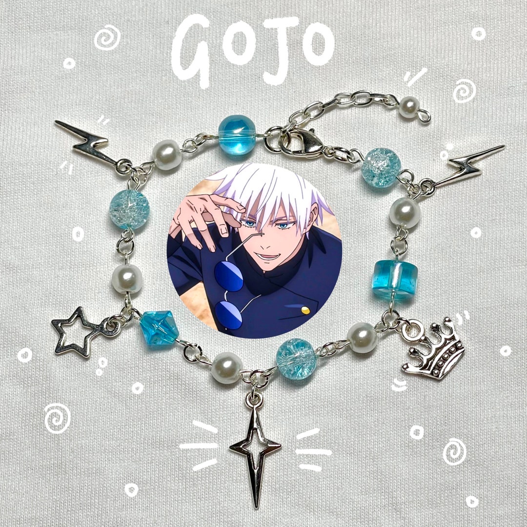 Anime Character Inspired Beaded Chain Charm Bracelet hand-made - Etsy ...