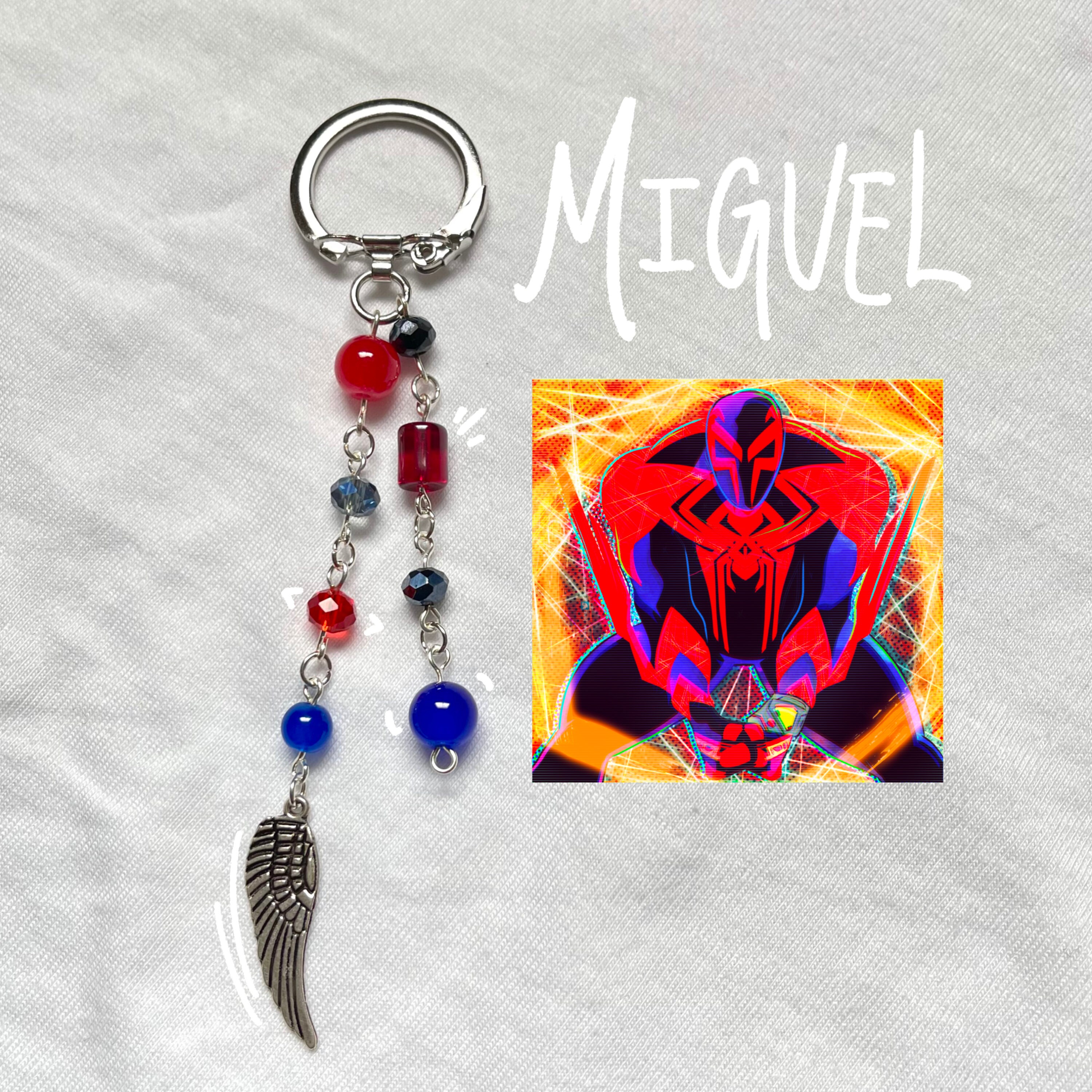 Spider-man: Across the Spiderverse Keychains hand-made - Etsy