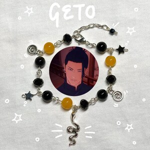 Anime Character Inspired Beaded Chain Charm Bracelet hand-made - Etsy ...