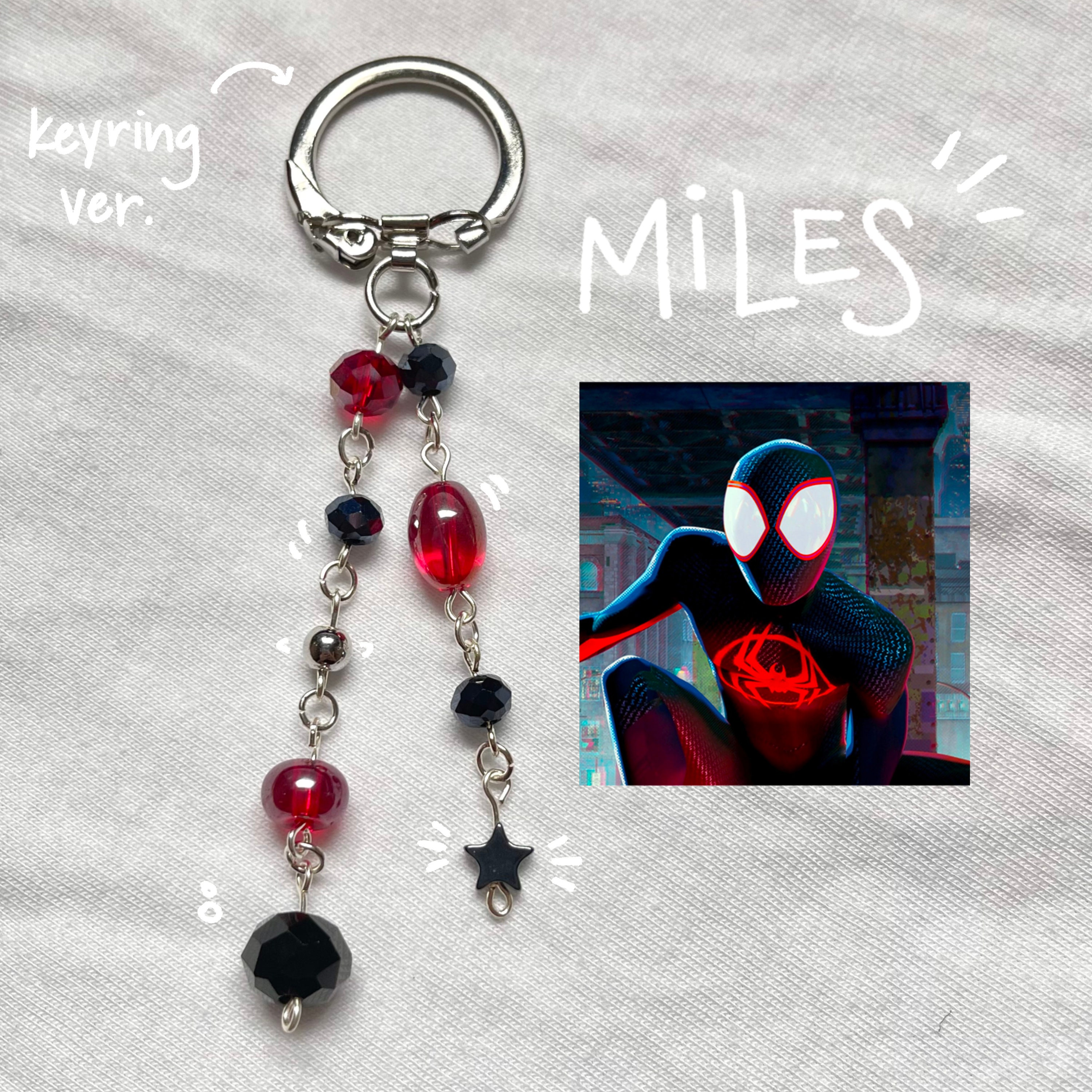Spider-man: Across the Spiderverse Keychains hand-made - Etsy