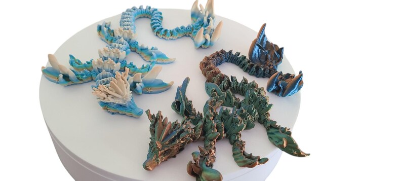 3D Articulated Coral Reef Dragon - Etsy