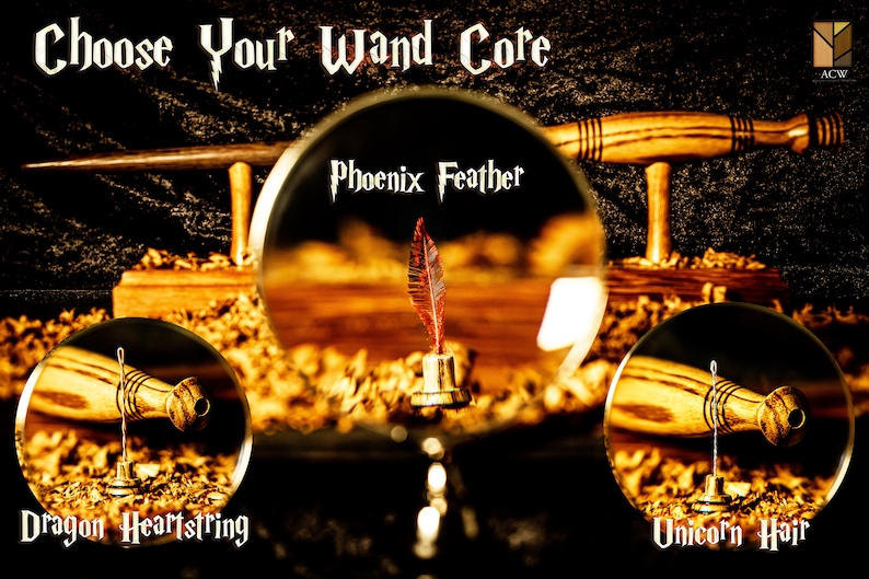 Unique Wooden Wizarding Wand Handmade Resin Premium - Etsy